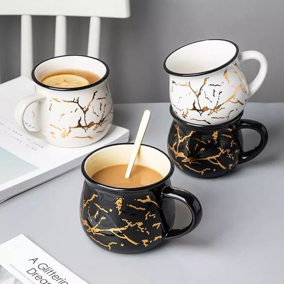 Nordic marble coffee mugs – Trans Merchants